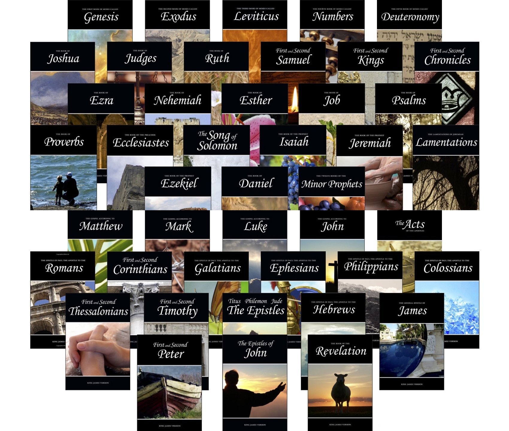 Individual books of the bible - CHURCHGISTS.COM