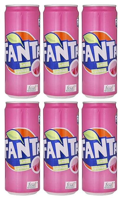 Fanta Lychee 320ml (Pack of 6): Amazon.in: Grocery & Gourmet Foods