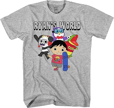 Mad Engine Ryan's World Team Gathered Little Boys Kids T-Shirt Licensed ...