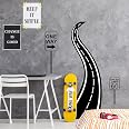 Amazon.com: Road Sign Wall Decals Large Road Wall Stickers Vinyl Road ...