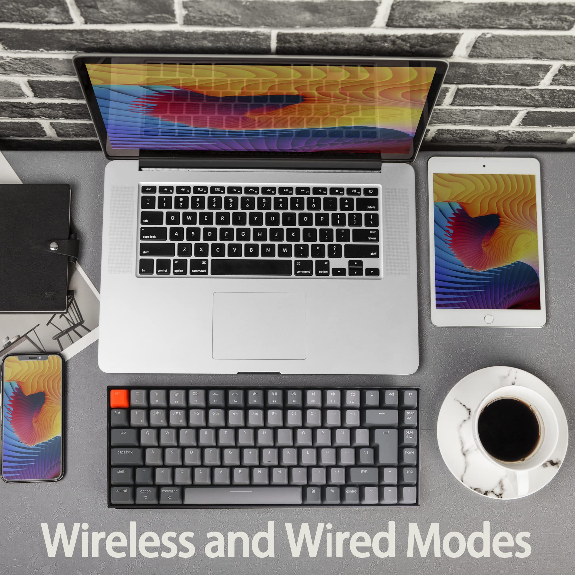 Mua Keychron K2 Hot-swappable ISO-UK-Layout Wireless Bluetooth/USB ...