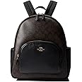 Amazon.com | COACH Signature Court Backpack Brown/Black One Size ...