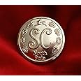 Amazon.com: Santa’s Button | Extra Large Gold 1.5” Diameter Zinc Alloy ...