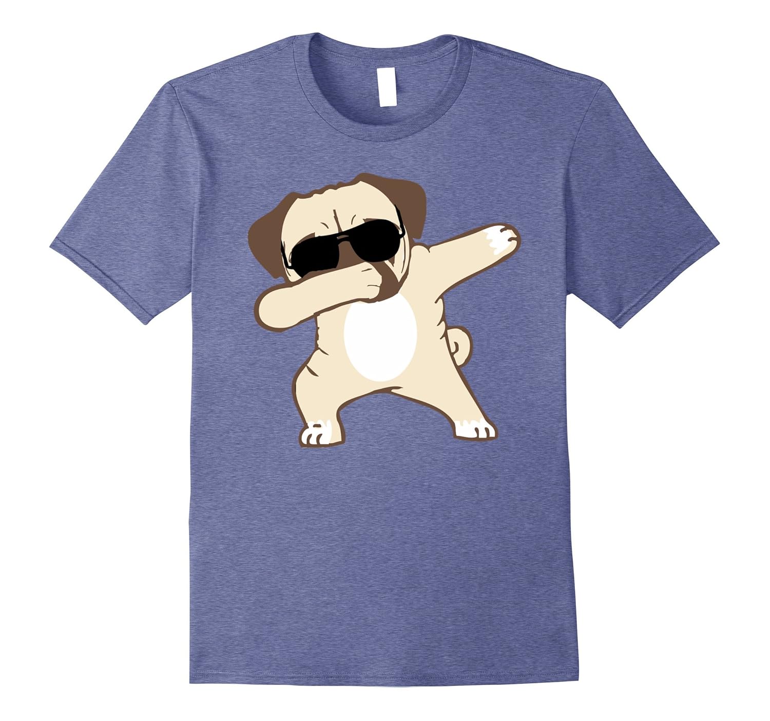 Dabbing Pug Dog Hip Hop Funny Kids Shirt-CL – Colamaga