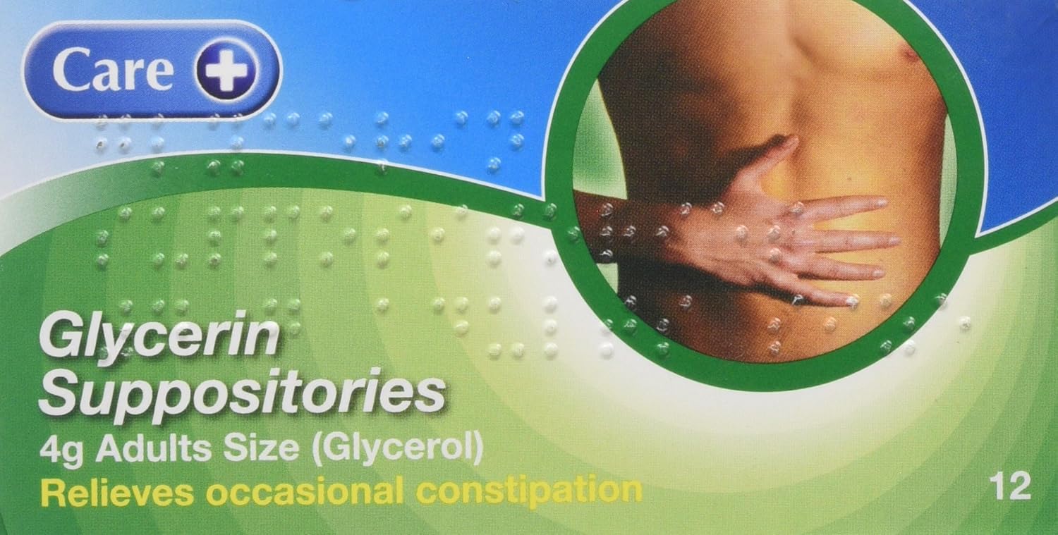 Care Glycerin Suppositories Adults 12 4g: Amazon.co.uk: Health ...