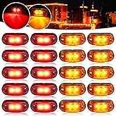 Amazon.com: PSDRIQQ 40 Pack 6 LED Trailer Marker Light, DC12-24V ...