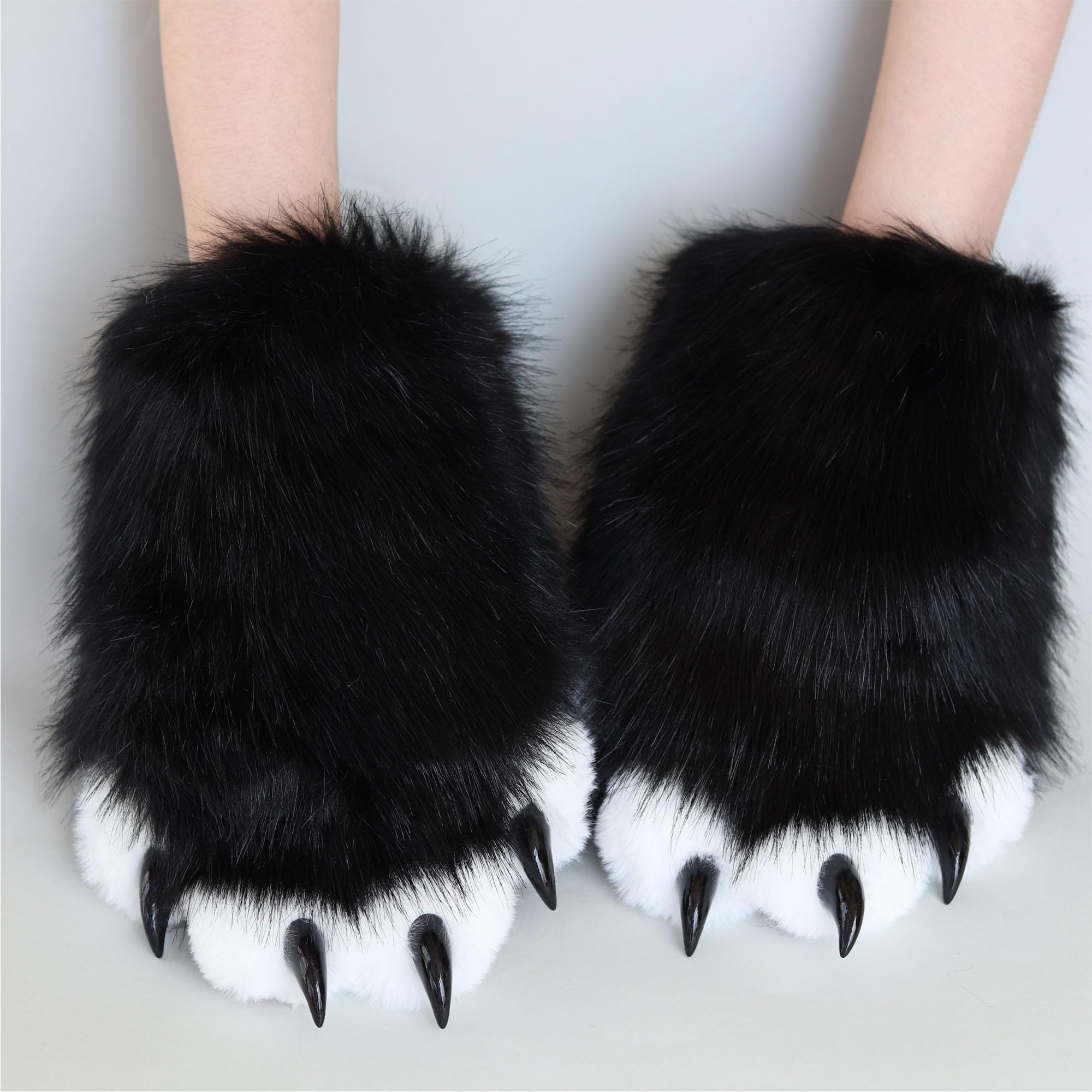 Mua NexinEstic Therian Paws Comfy Furry Paws Faux Fur Fursuit Paws ...