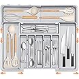 Amazon.com - Silverware Organizer Expandable Kitchen Drawer Organizer ...