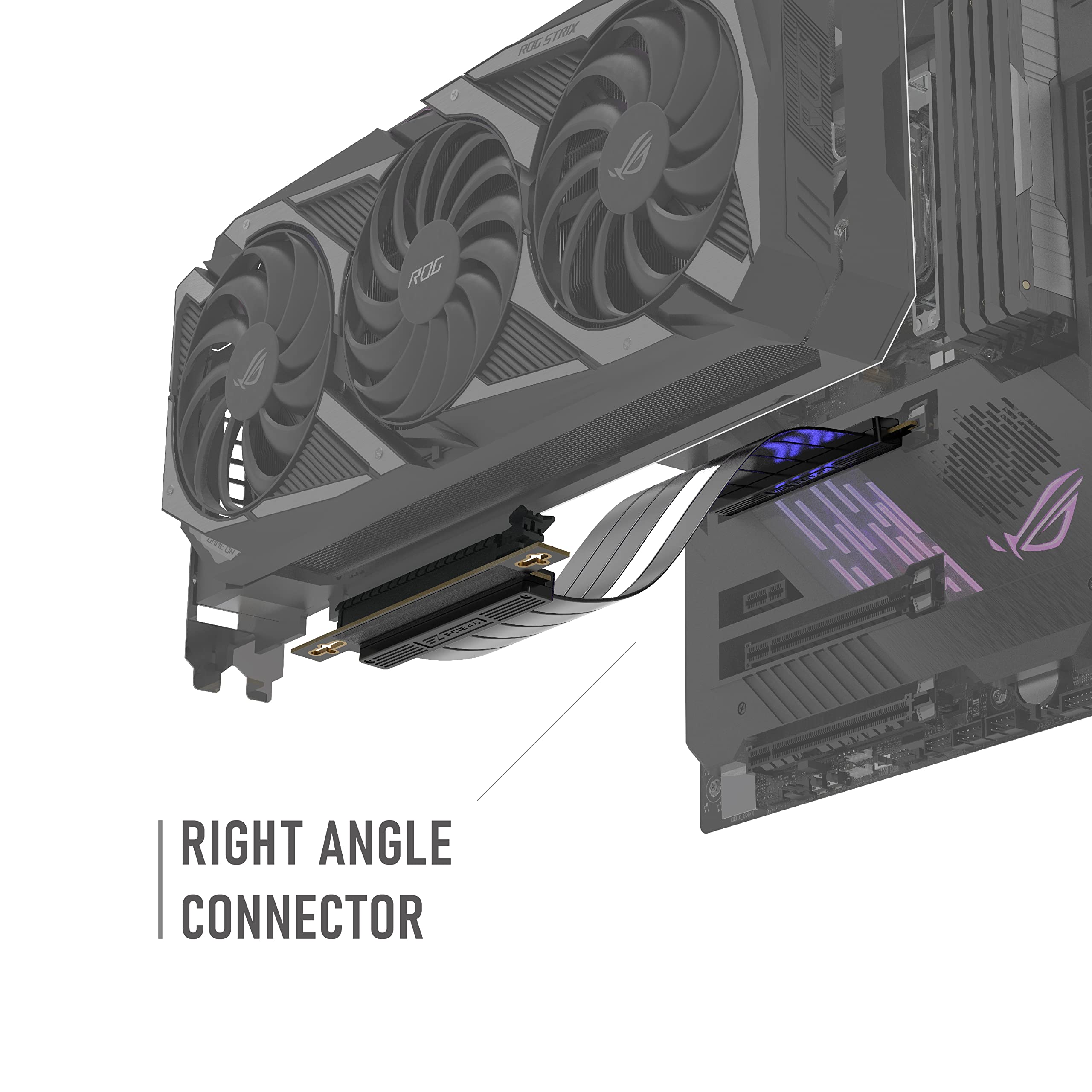 Mua EZDIY-FAB PCIE Gen 4 16x Extreme Flexible, High Speed Riser Cable ...
