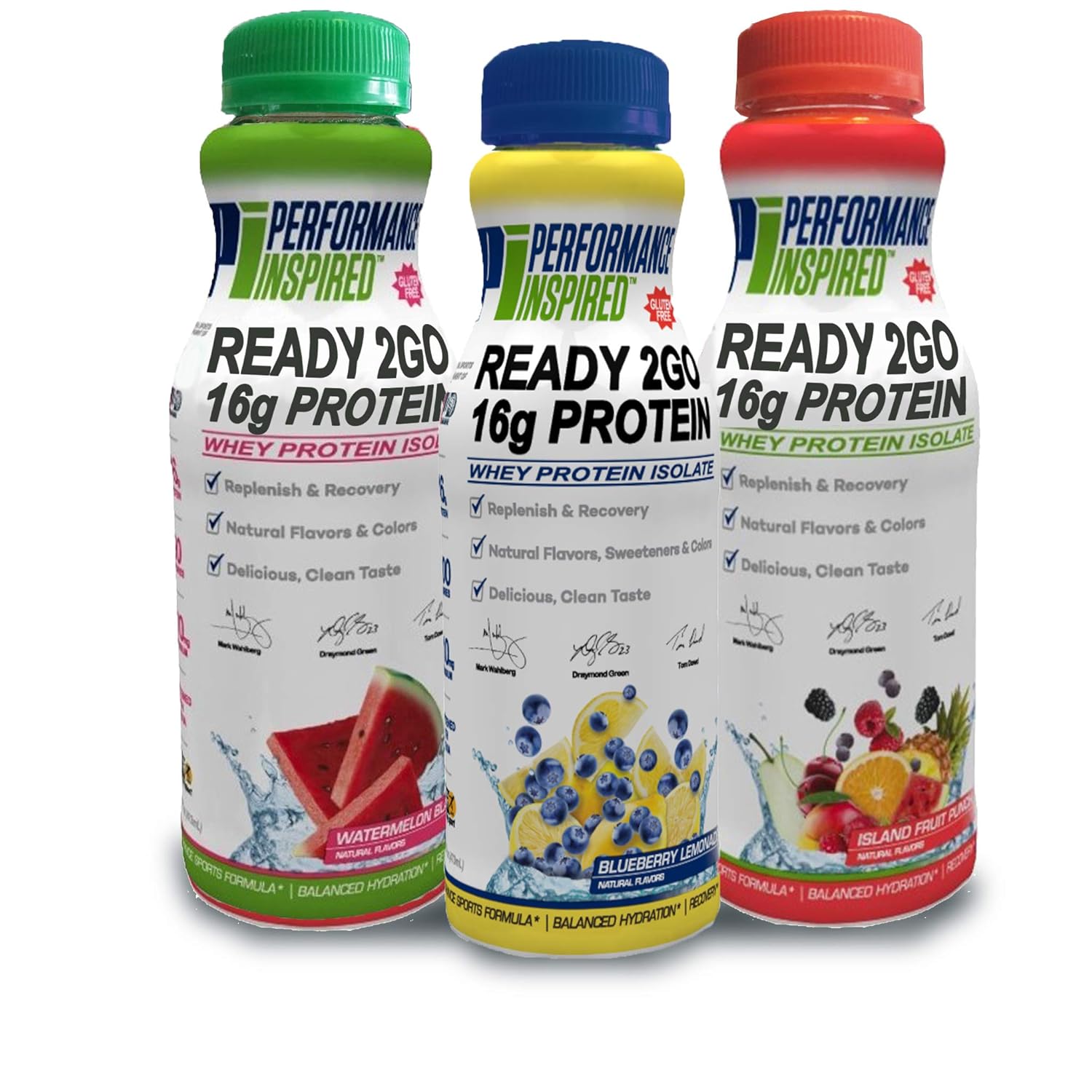Performance Inspired Nutrition Ready 2GO Protein, Blueberry Lemonade, 1 ...