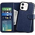 Amazon.com: LUMARKE Designed for iPhone 12 Wallet Case, iPhone 12 Pro Case - Detachable Flip ...