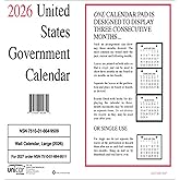 Amazon.com: Unicor 2026, US Government Individual Monthly Wall Calendar ...