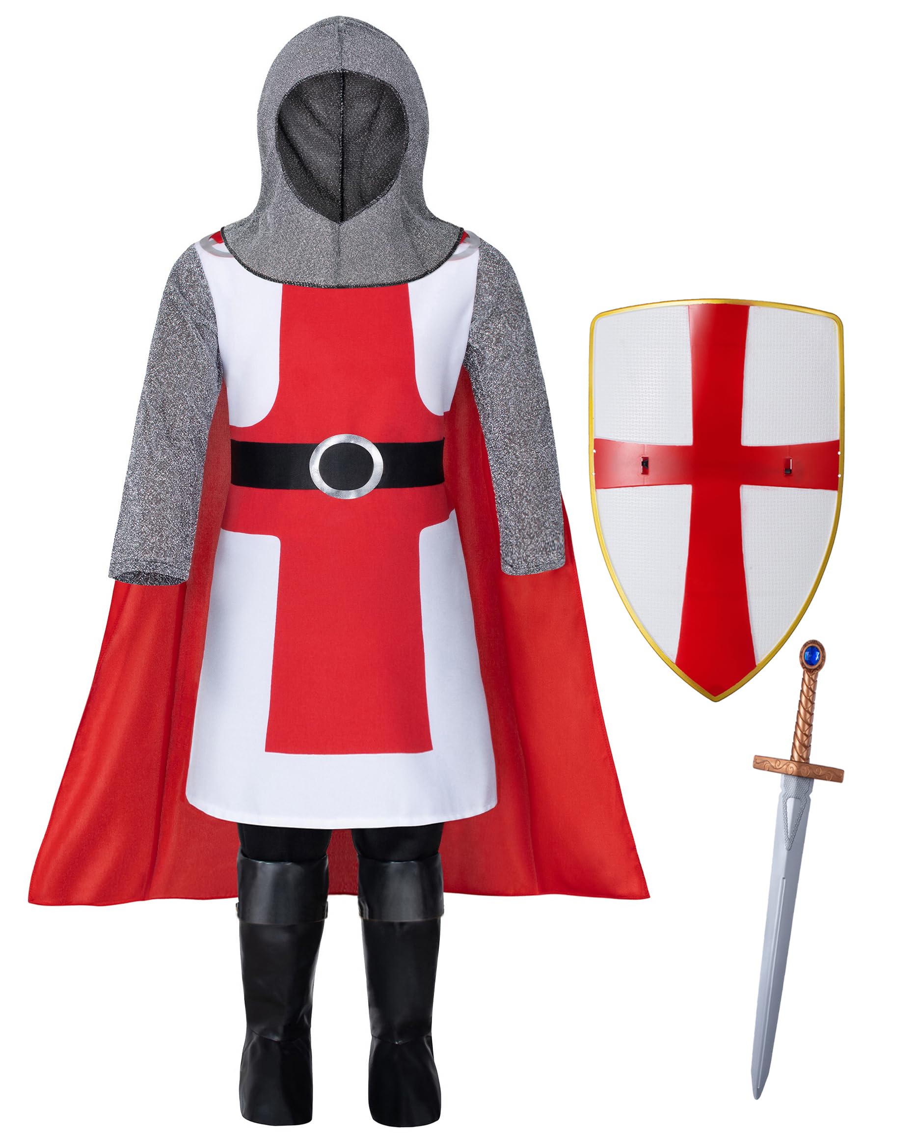 Mua KAIPUTE Boys Medieval Knight Costume for Kids Role Play Party ...