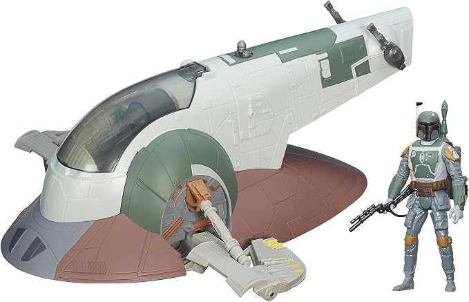 Star Wars Slave I with Boba Fett: Amazon.co.uk: Toys & Games