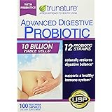 Amazon.com: TruNature Digestive Probiotic Capsules, 100 Count : Health ...
