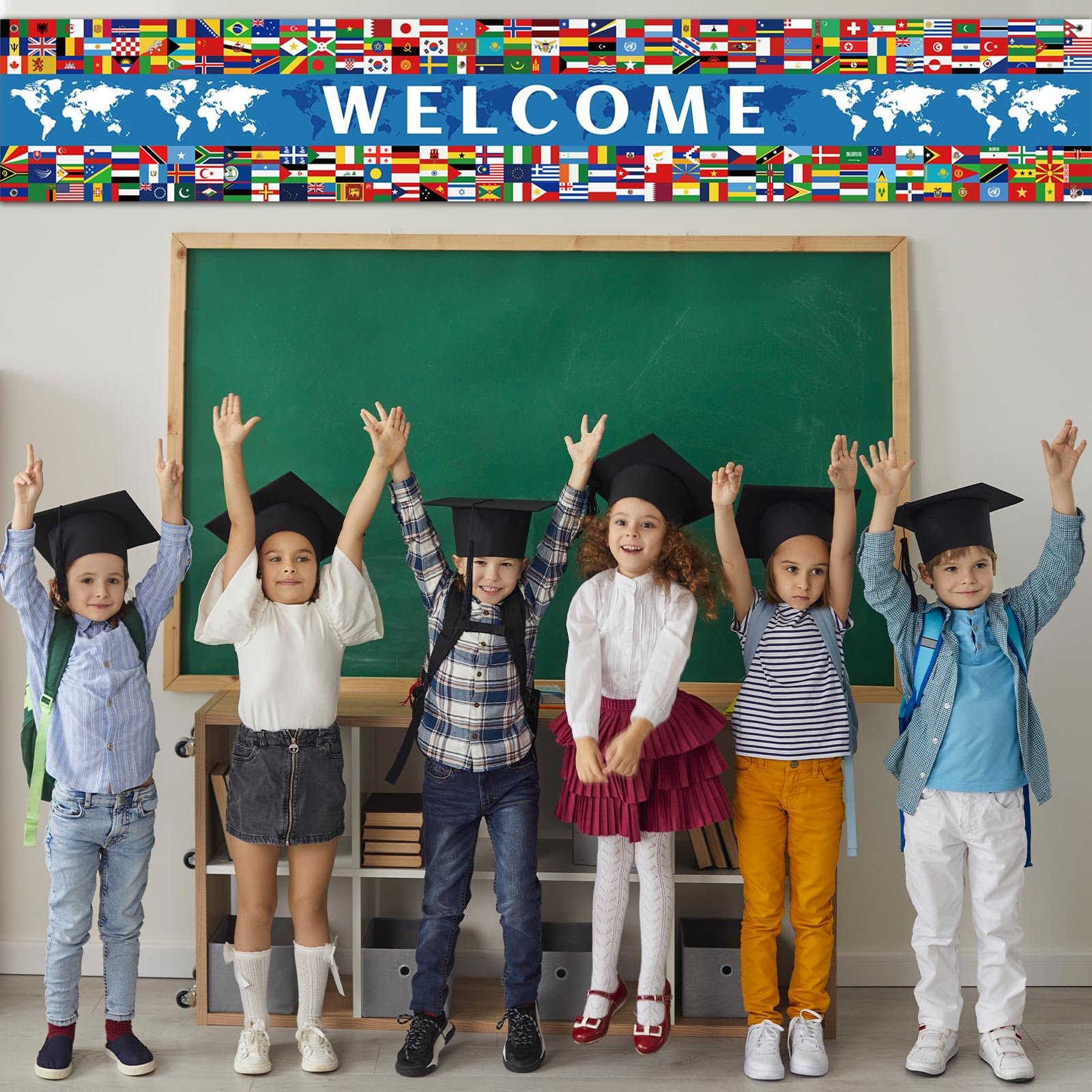 Mua Tatuo International Decorations Welcome Banner Large World Flag ...