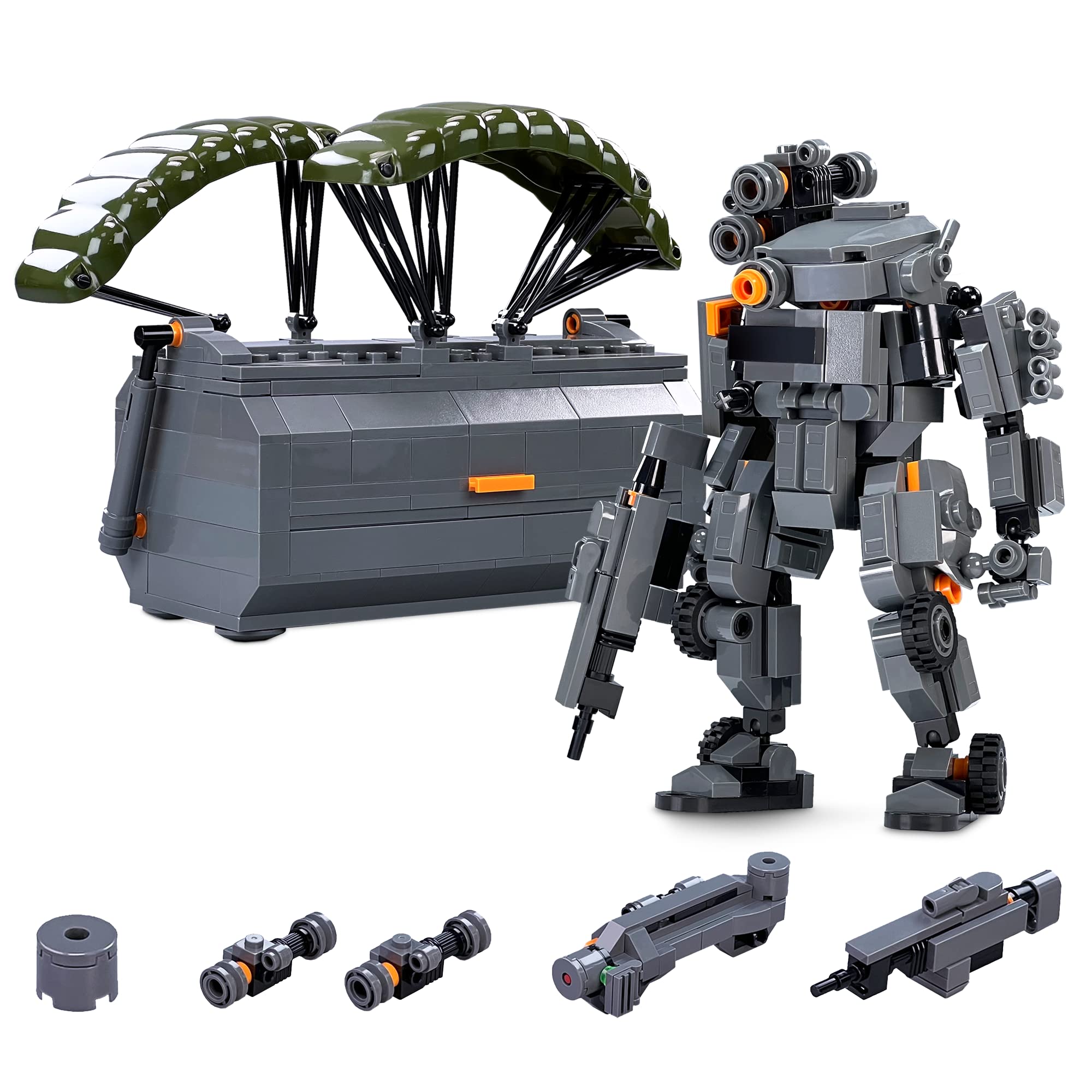 Mua MyBuild Mecha Frame Armed Forces 7004 - Stryker Mech Dark Gray with ...