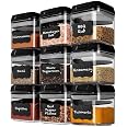 Amazon.com - Shazo 9 PC Airtight Food Storage Containers + 9 Spoons ...