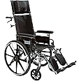 Amazon.com: Drive Medical Viper Plus GT Full Reclining Wheelchair, Detachable Desk Arms, 20 ...