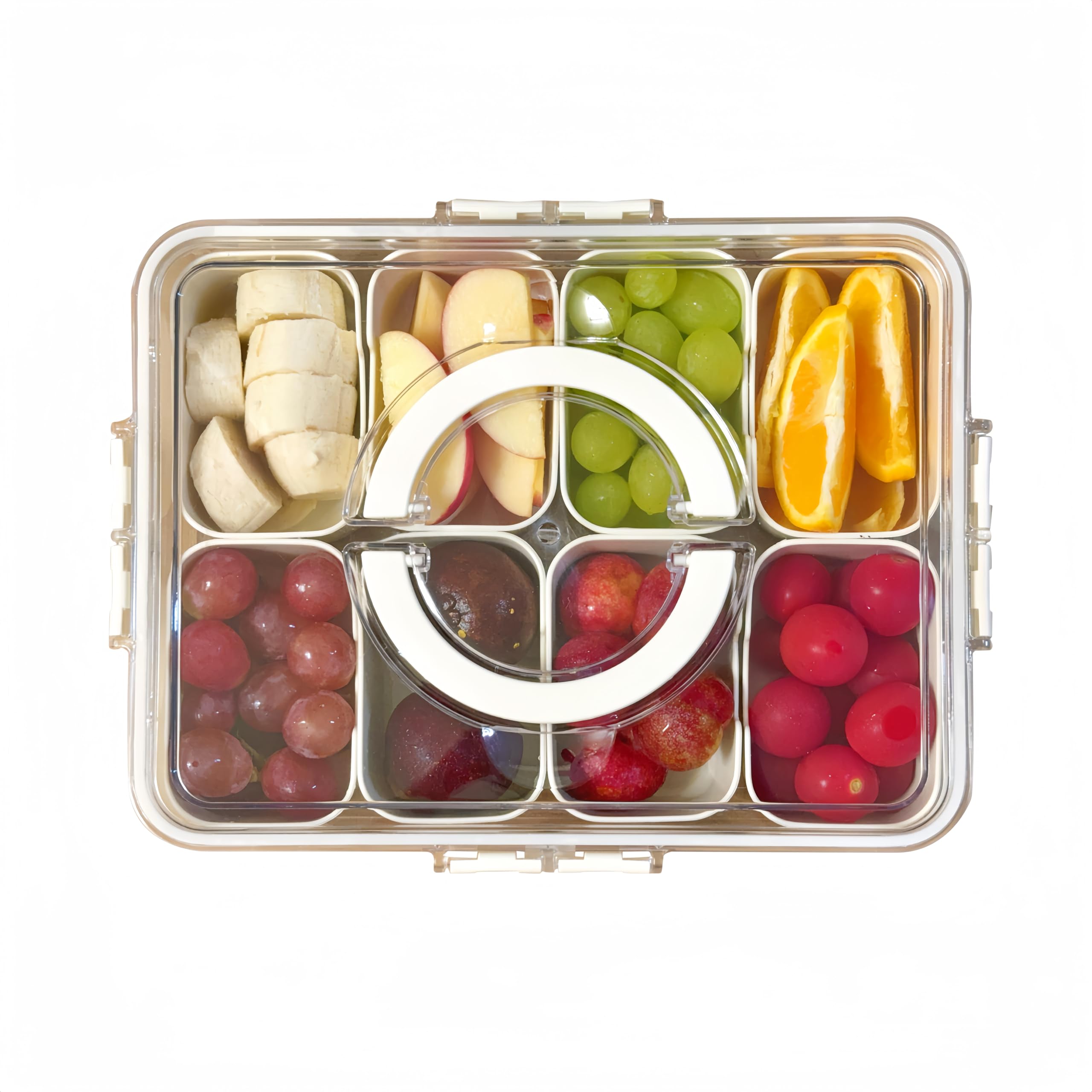 MB MATY BUNNY Snackle Box 8 compartment divider box Air-tight Snack ...