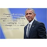 Amazon.com: Barack Obama Quote Classroom Poster Black History Month ...