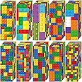 Amazon.com: 120 Pieces Funny Building Block Bookmarks for Kids Optical ...