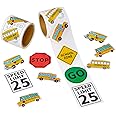 Amazon.com: Playbees School Bus Stickers - 200 Pack School Bus Theme ...