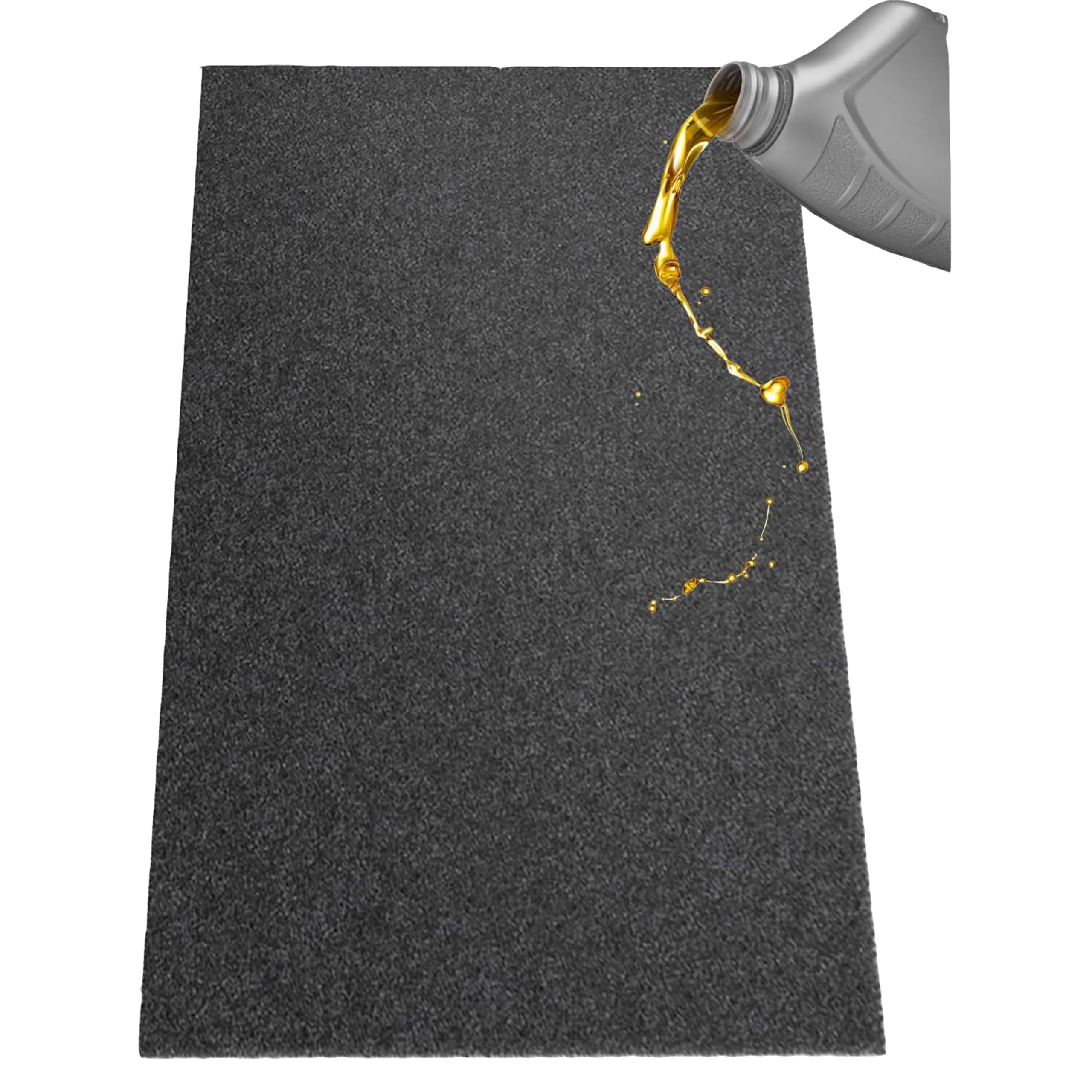 AAIN Oil Spill Mat (36" x 59"), Garage Floor Mat, Absorbent Oil Pad ...