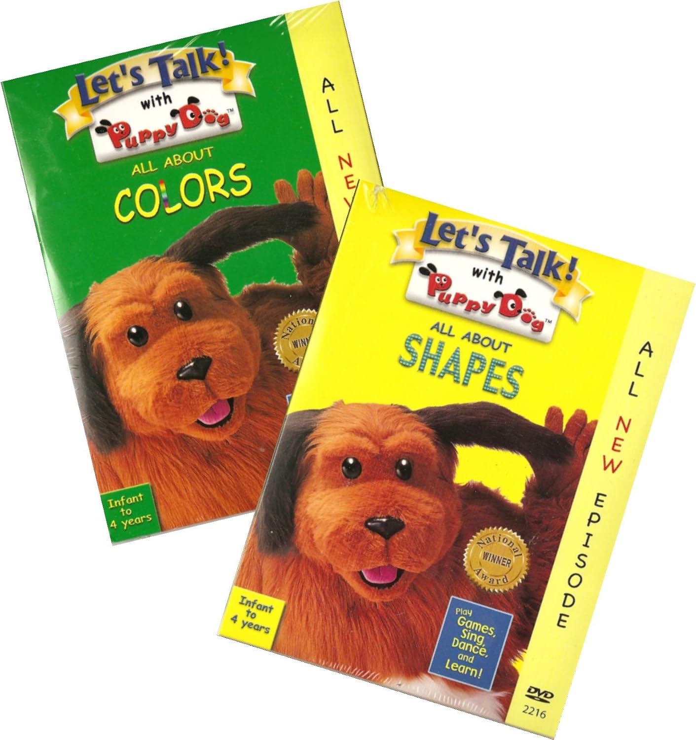 Amazon.com: Let's Talk with Puppy Dog: All About Colors & All About ...