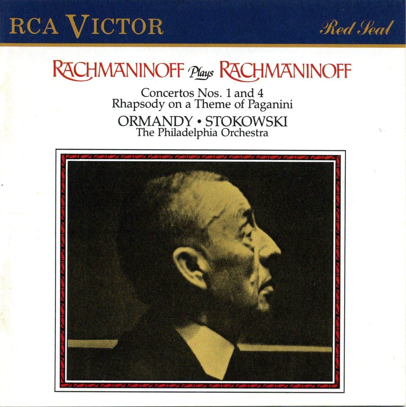 Rachmaninoff Plays Rachmaninoff: Concertos nos. 1 and 4 / Rhapsody on a Theme of Paganini ...