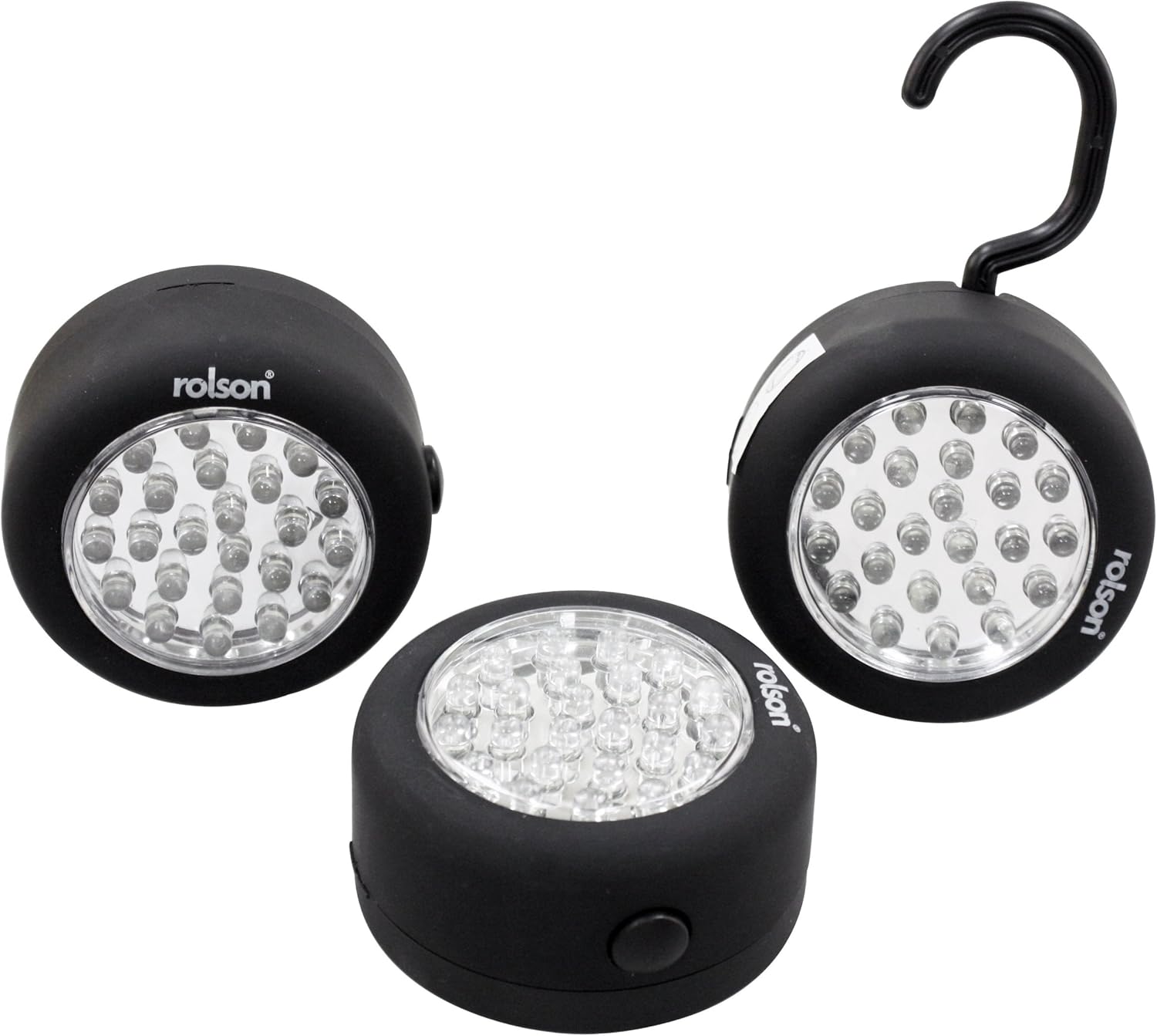 Rolson 24 LED Lamp with Hook and Magnet Set - 3 Pieces: Amazon.co.uk ...