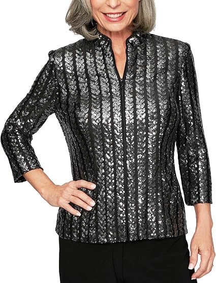 Alex Evenings Women's Blouse: Amazon.co.uk: Clothing