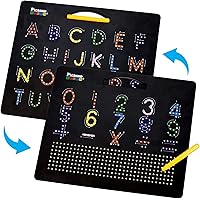Play22 Magnetic Drawing Board - STEM Educational Learning ABC Letters ...