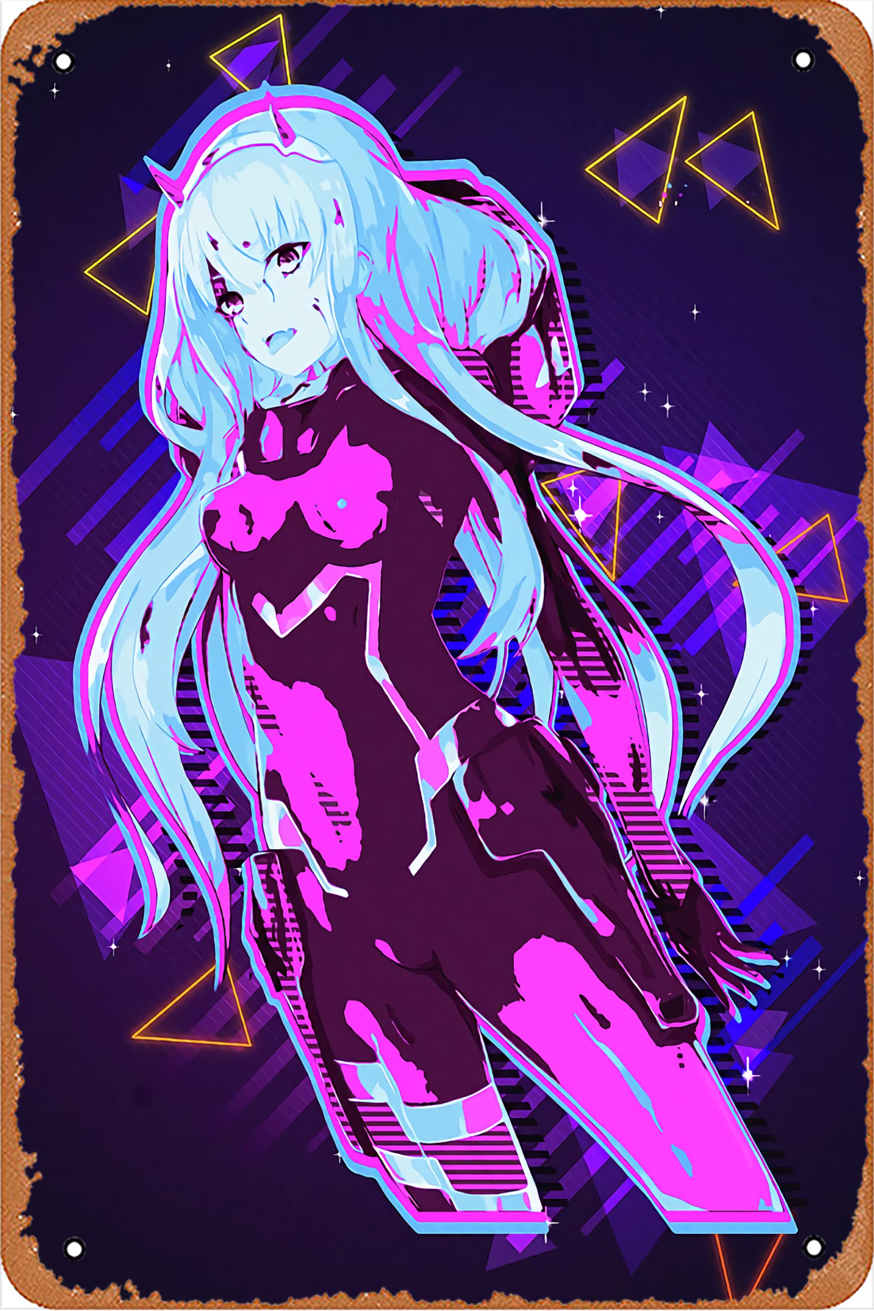 Mua Zero Two Darling In The Franxx Posters Anime Posters Vintage Metal ...