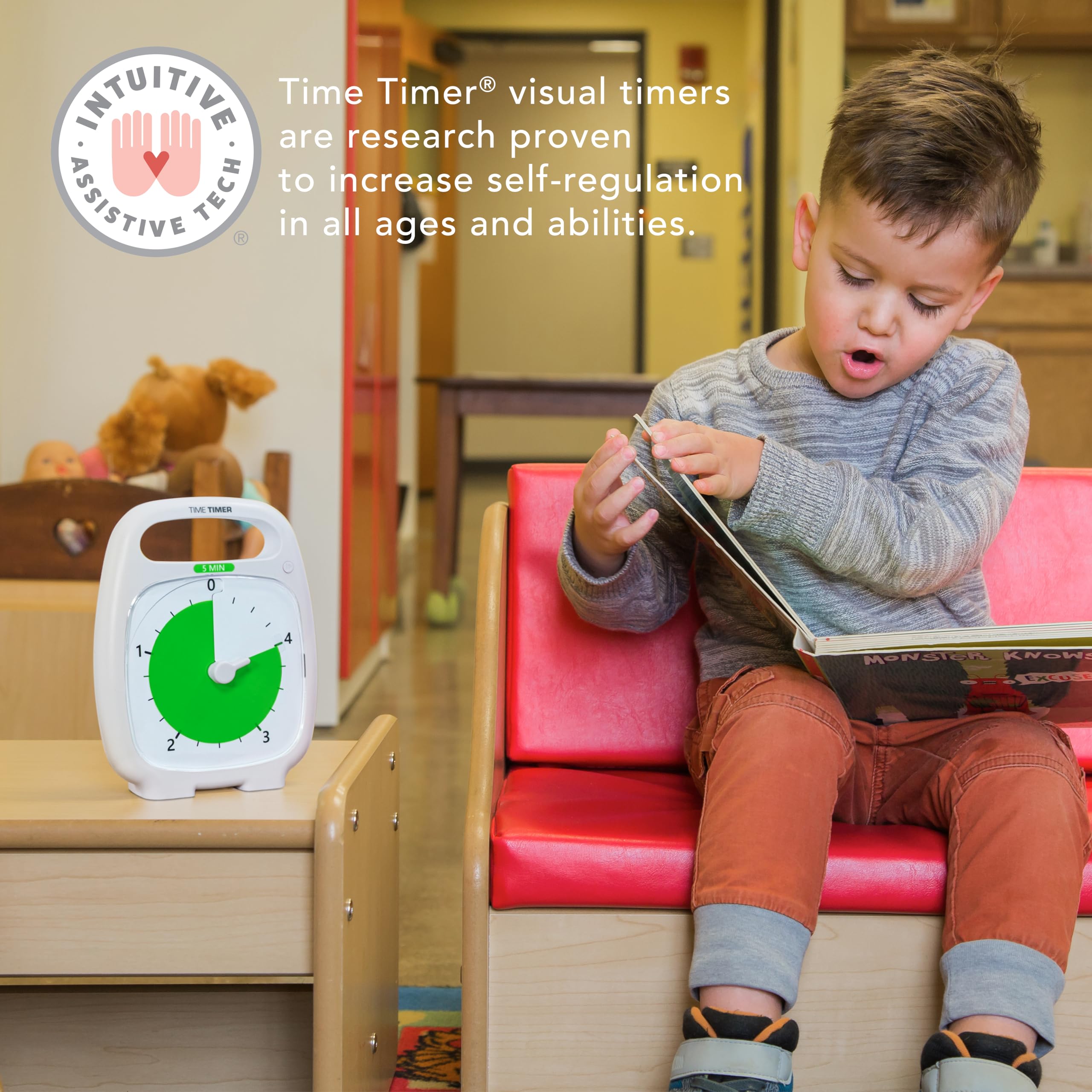 Mua TIME TIMER PLUS 5 Minute Desk Visual Timer - Countdown Timer with Portable Handle for ...