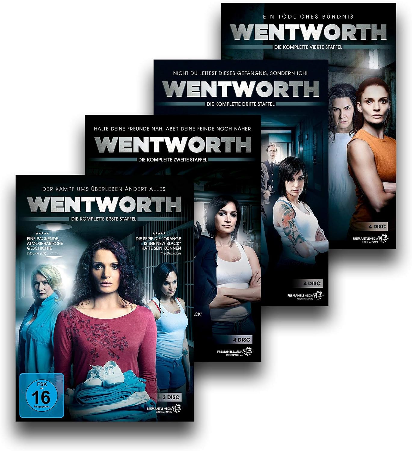 Wentworth - The Complete Series - Season 1 + 2 + 3 + 4 - DVD Set 15 ...