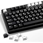 Amazon.com: XVX WOB Keycaps 168 Keys, Double Shot PBT Custom Keycap Set, Minimalist Style White ...