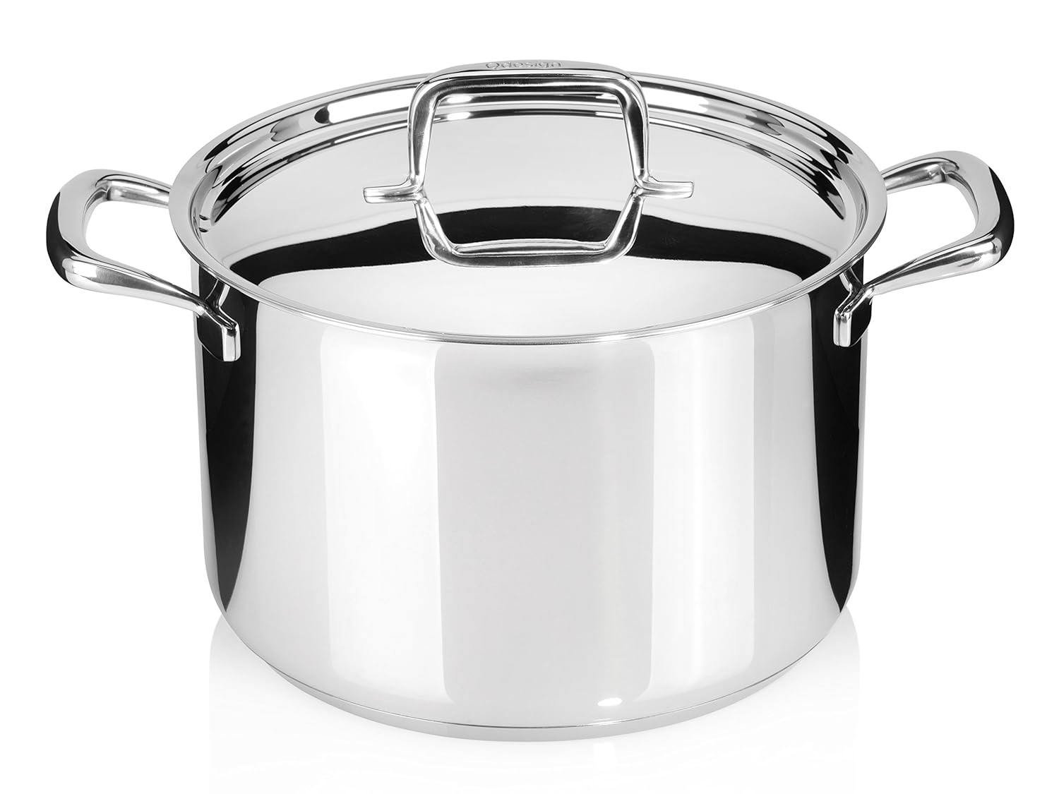 Topf Ø22cm 5,2L Induktion aus Edelstahl: Amazon.de: Küche & Haushalt