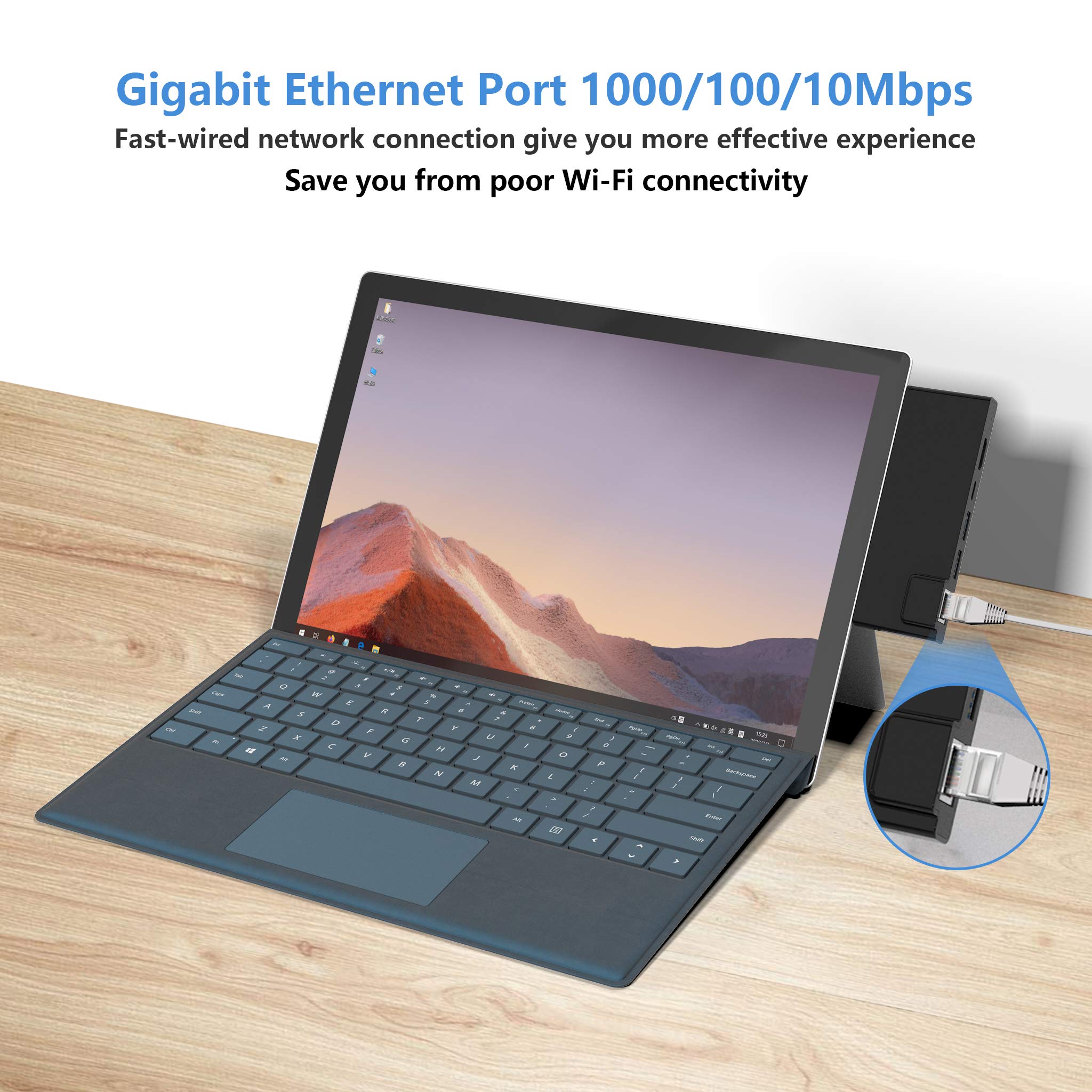 Mua Microsoft Surface Pro 7 Hub 1 x 4K @ 60Hz HDMI Port with 7 Ports 1x ...