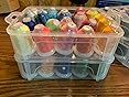 Amazon.com: New brothread 4 Layers Stackable Clear Storage Box ...