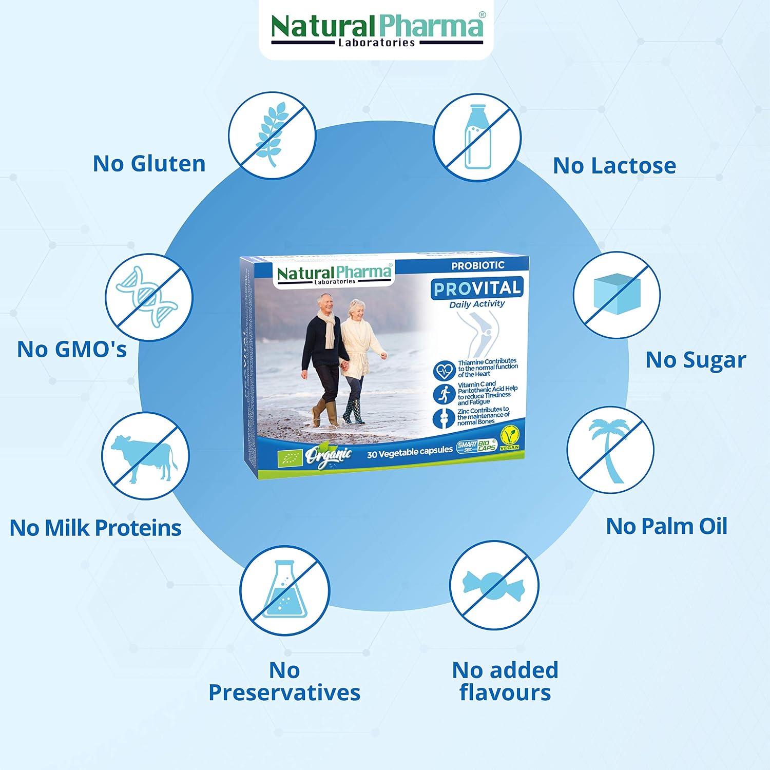 Natural Pharma Labs. ProVital Organic Probiotic Pack x10. Active and ...