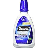 Amazon.com: Orajel Antiseptic Mouth Sore Rinse 16 oz: Health & Personal ...