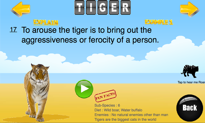 123 Animal Metaphors And Idioms: Amazon.com.au: Appstore for Android