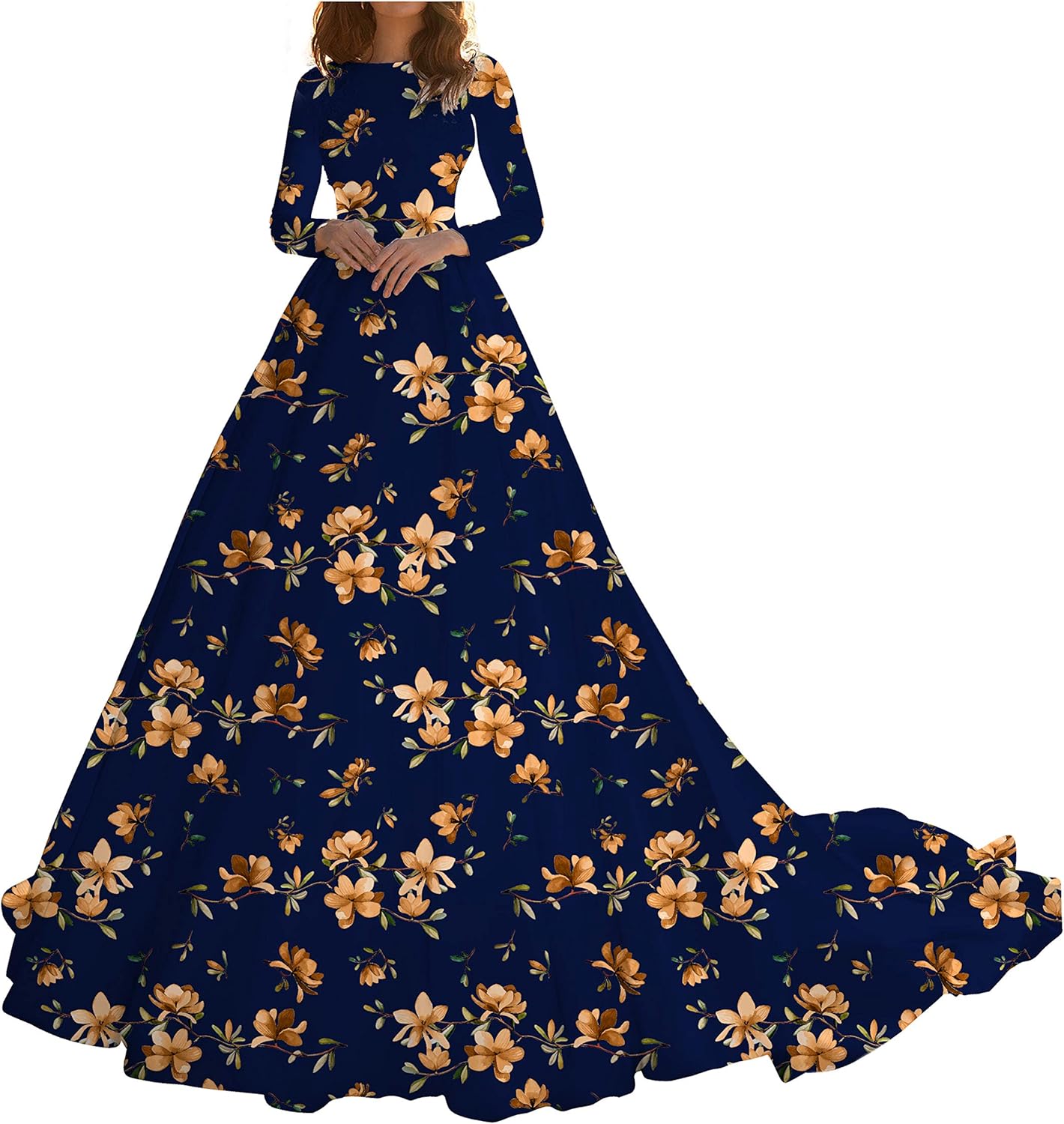 Buy CHLAMYS Women Floral Printed Georgette Unstiched Fabric 44" x-2.5 ...