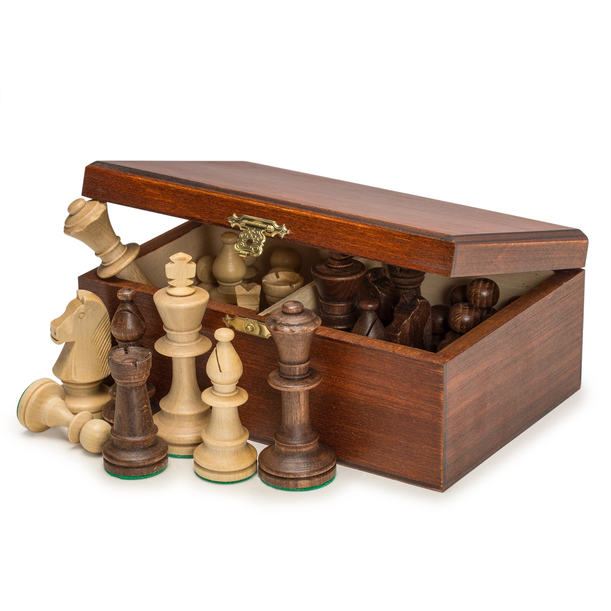 Wegiel Handmade European Professional Tournament Chess Pieces With Wood ...