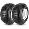 Amazon.com: 2PCS 18x8.50-8 Lawn Mower Tires with Rim, 18x8.5-8 Tire and Wheel for Riding Lawn ...