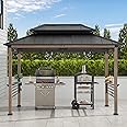 Amazon.com : Sunjoy Wooden Grill Gazebo with AC Power Port, 8 x 12 ft ...