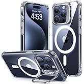Amazon.com: BANLEA for iPhone 15 Pro Max Case, Built-in Screen Protector & Stand, with Camera ...