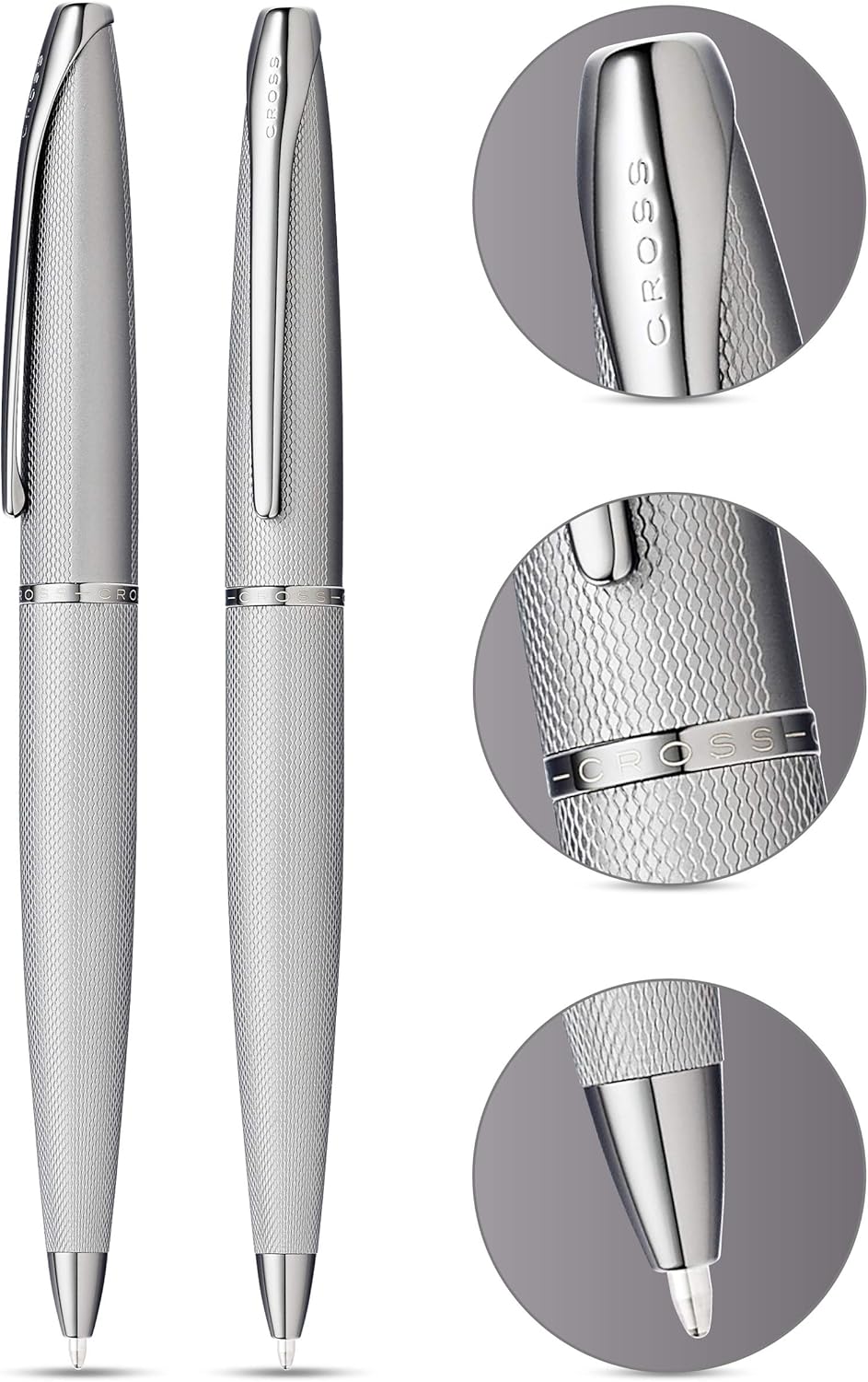 ATX Sandblasted Titanium Gray Ballpoint Pen – BigaMart