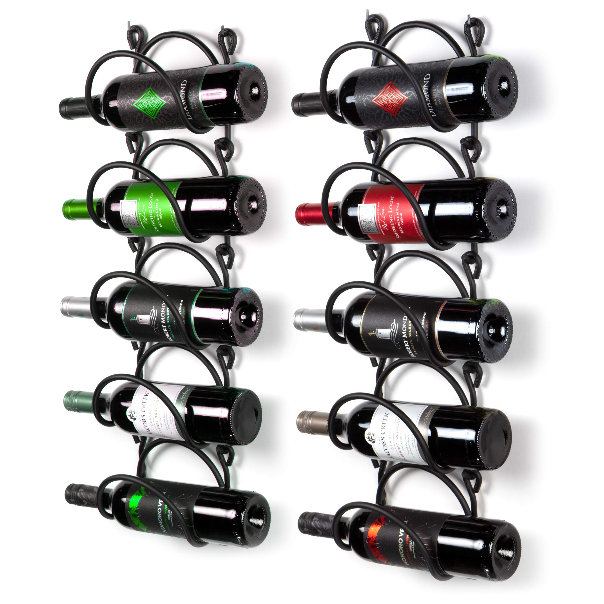 Wallniture Moduwine Wine Rack Wall Mount, Farmhouse Wall Decor Kitchen ...